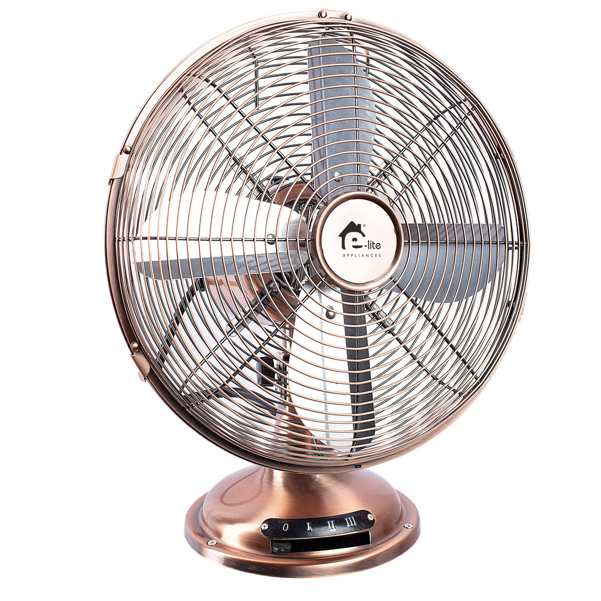 Metal Table Fan - Copper- ETF-30M – Elite-Appliances